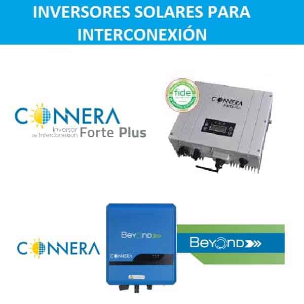 Inversores solares Connera | Series Beyond y Forteplus.