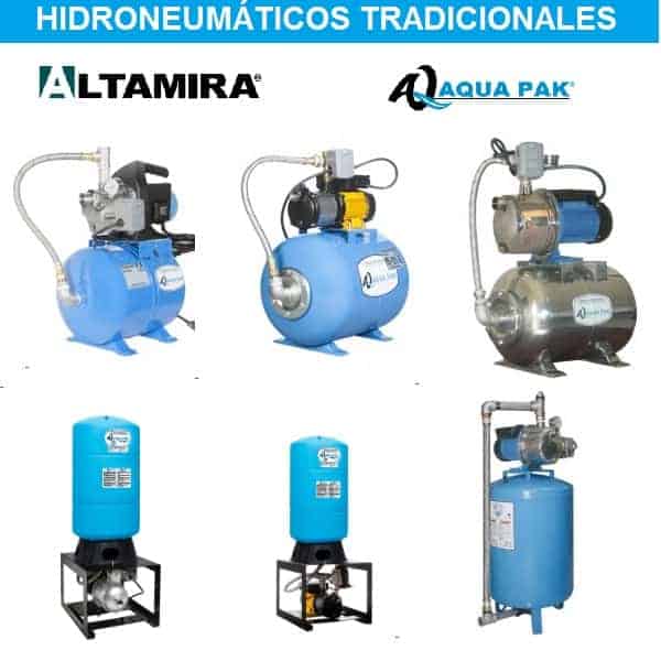 Sistemas Hidroneumáticos | Altamira, Aqua Pak y Espa | TMSMX