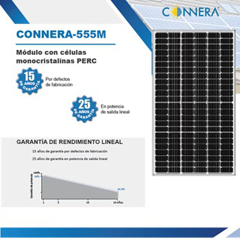 Panel solar 610W Connera | monocristalino